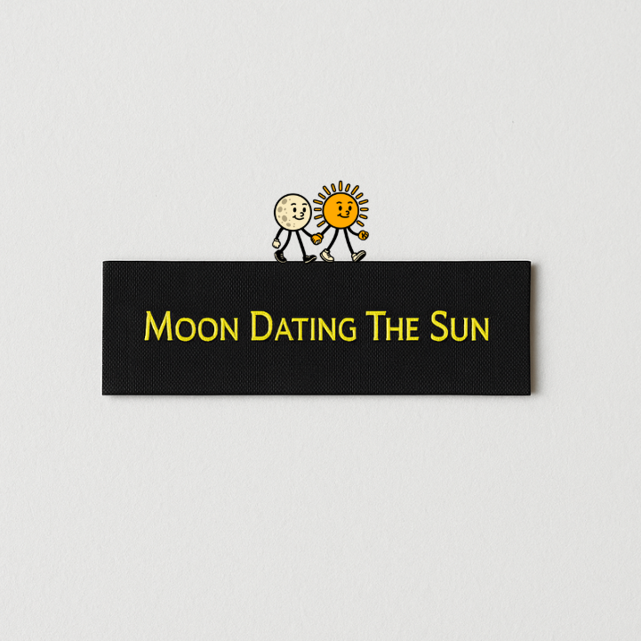 Moon Dating The Sun | Oversized Embroidered T-Shirts – Streetwear